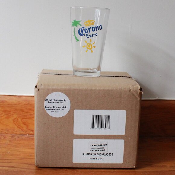 Corona | Dining | Box Of 4 Boelter Brands Corona Extra Pub Glasses ...